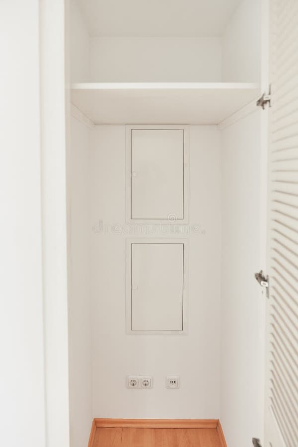 Small Empty room stock photo. Image of socket, trim, dark - 19315208