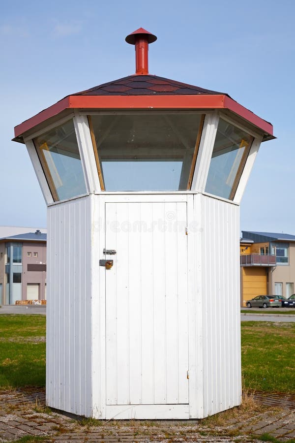 Old wooden lighthouse stock image. Image of house, water - 40855335