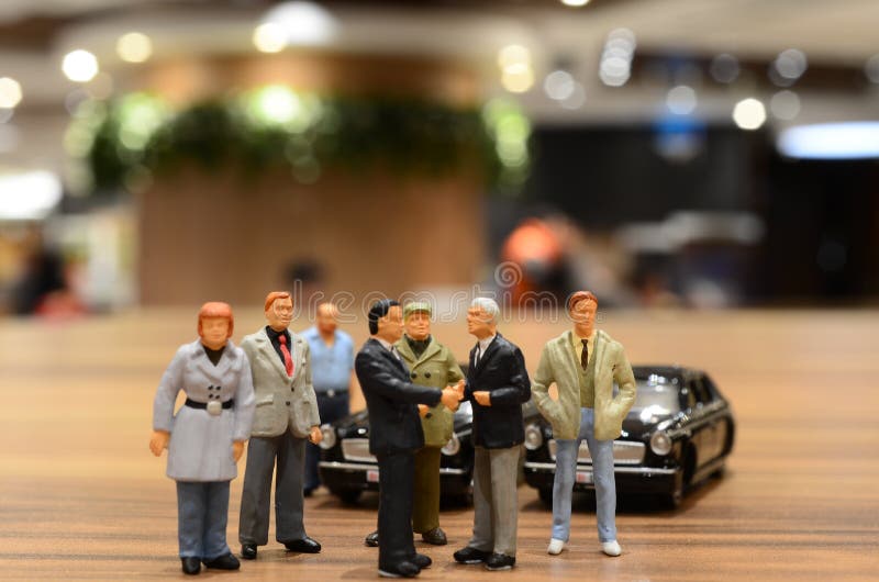 Small figure of business stock image. Image of discuss - 51964965