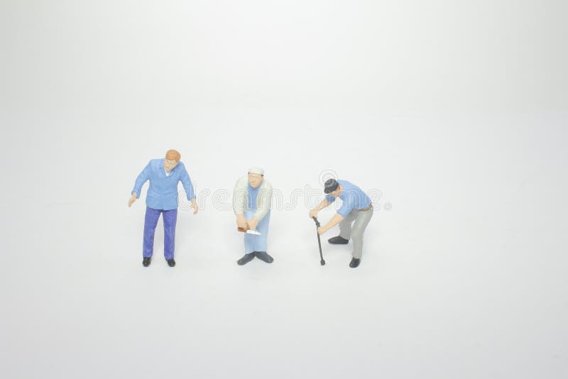 A Small Figure of Mini Worker Stock Photo - Image of team, miniature ...