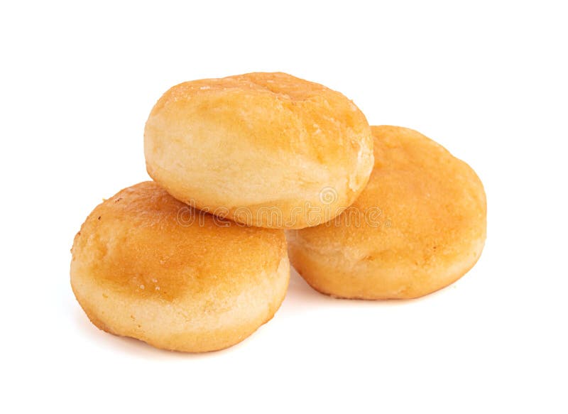 Small filled doughnut stock image. Image of flour, cooking - 205477455