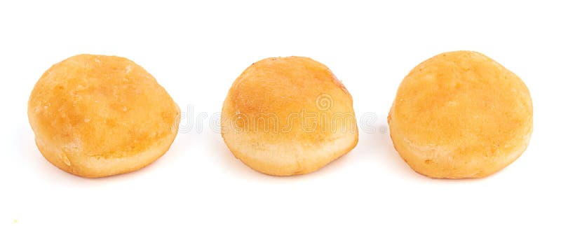 Small filled doughnut stock photo. Image of background - 205561400