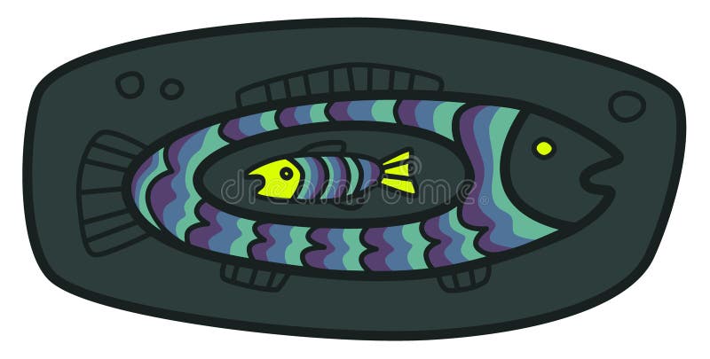 Big Fish Eating Small Fry Stock Illustrations – 2 Big Fish Eating Small ...