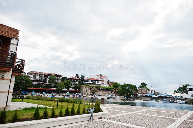 Small Fish Boats on Old Port Nessebar Stock Photo - Image of nessebar ...