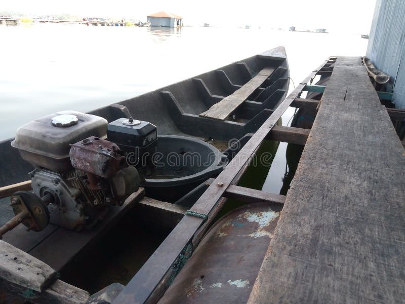 A Small Fishing Boat with a Diesel Engine Stock Image - Image of boat ...