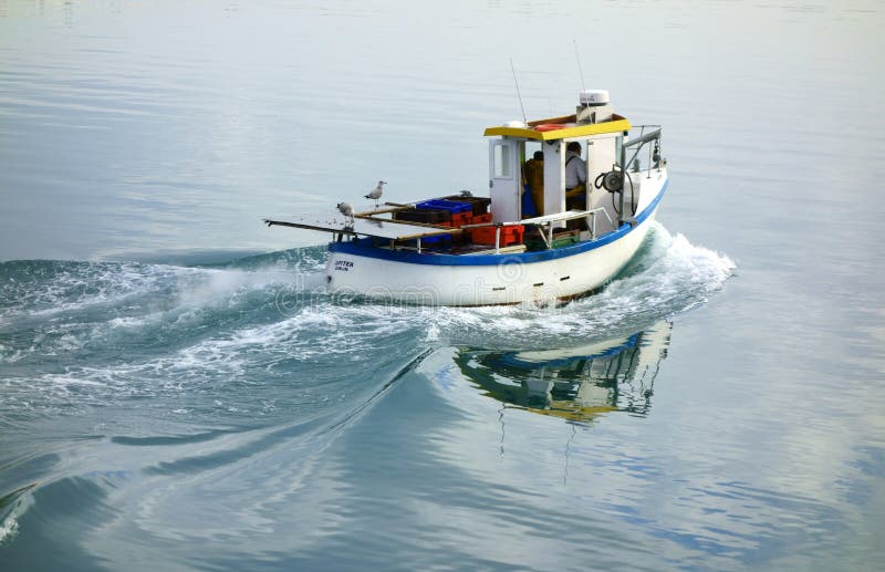 Small fishing boat editorial stock photo. Image of europe - 90294193