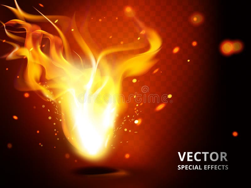 Small Flame Illustration Design Stock Vector - Illustration of ignite ...