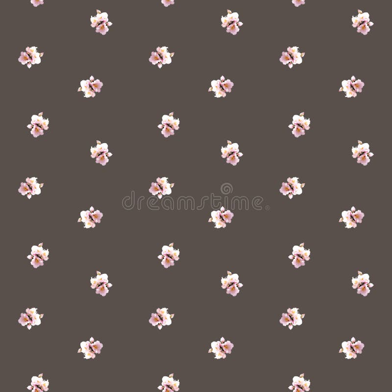 Small Floral Seamless Pattern Background Images Stock Illustration ...