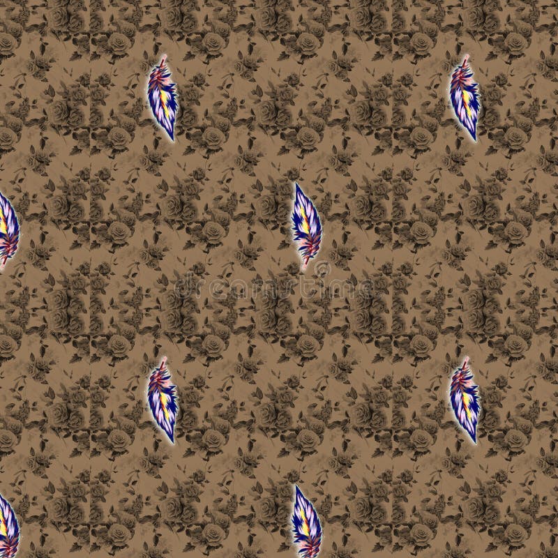 Small Floral Seamless Pattern Background Images Stock Illustration ...