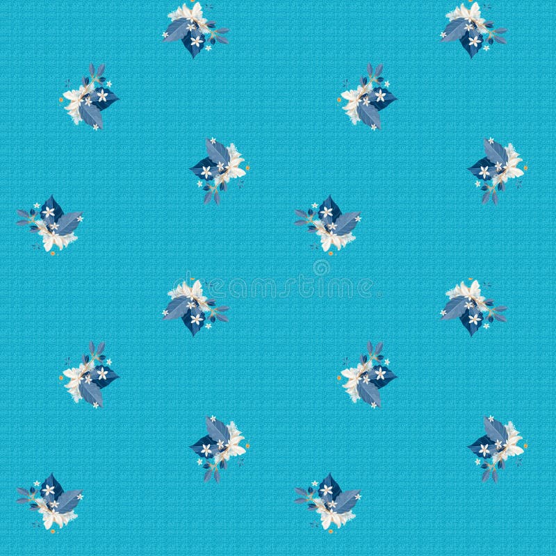 Small Floral Seamless Pattern Background Images Stock Illustration ...