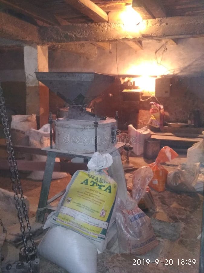 Small Flour Mill in a Village of India Editorial Photo - Image of ...