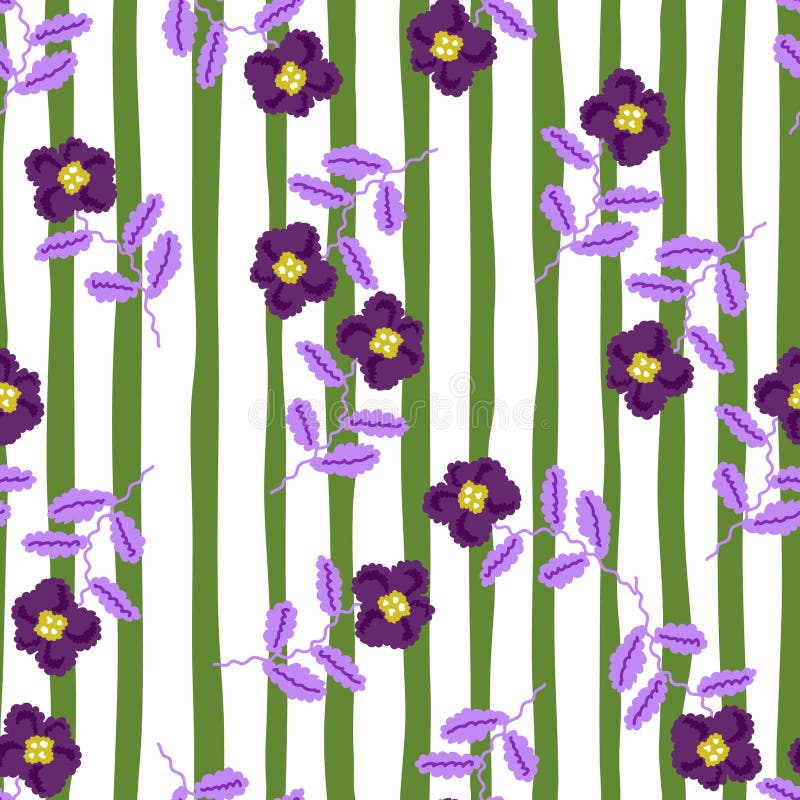 Small Flower Seamless Pattern. Abstract Floral Ornament Stock Image ...