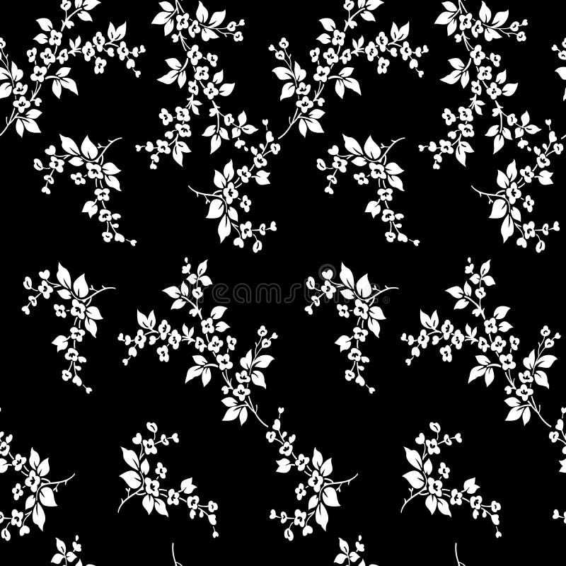 Small flowers pattern 005 stock vector. Illustration of texture - 64799617