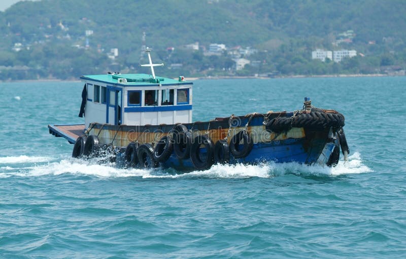 Small freight vessel stock image. Image of ship, water - 2680141