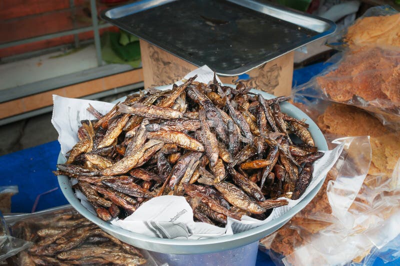 Small fried fish stock image. Image of traditional, snack - 42210011