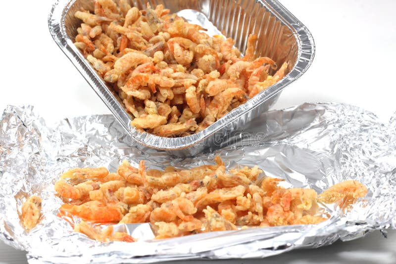 Small Fried Shellfish Small Freshwater Shrimp- Stock Photo - Image of ...