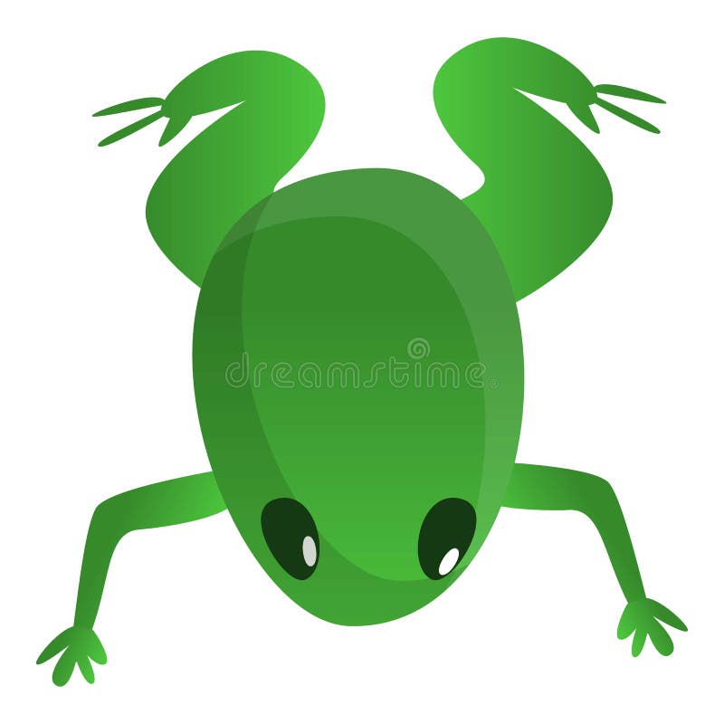 Frog Top View Isolated Stock Illustrations – 100 Frog Top View Isolated ...