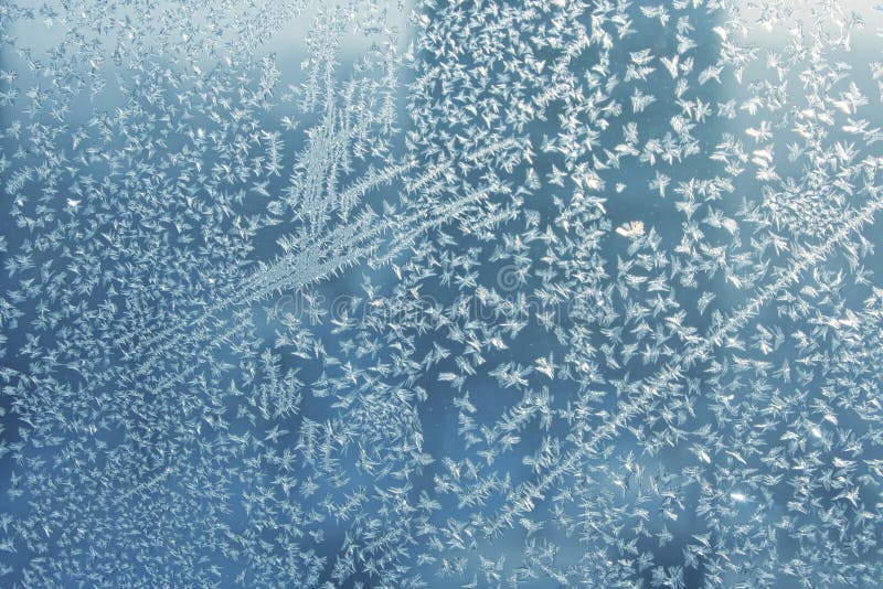 Shallow Frost on the Window Stock Image - Image of close, design: 102703675