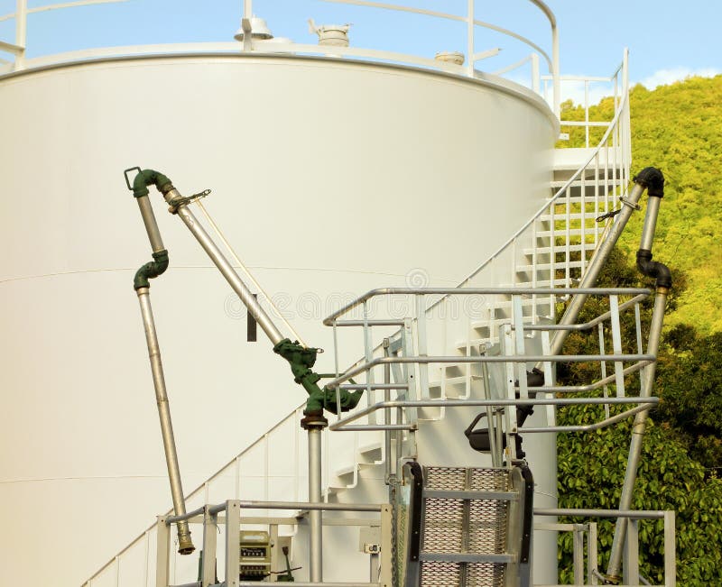 A small fuel depot stock photo. Image of structure, diesel - 49226910