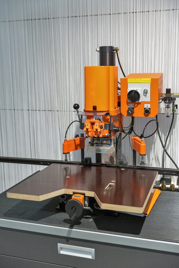 Small Furniture Press Machine Closeup Stock Photo - Image of bench ...