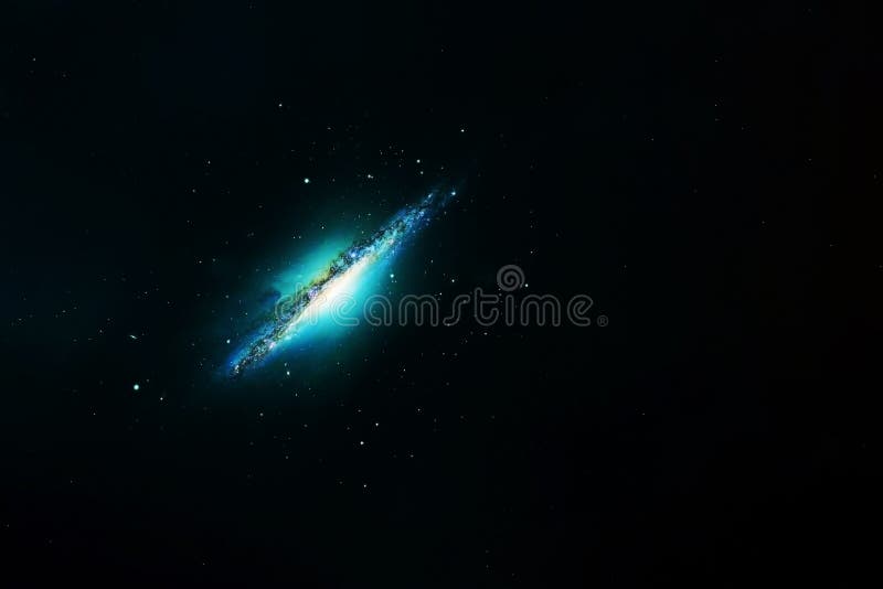 Small Galaxy on a Dark Background. Elements of this Image Were ...