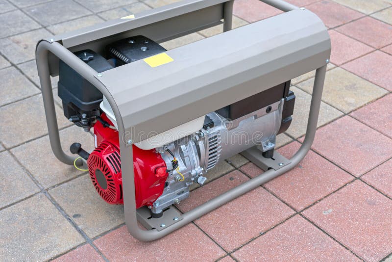 Petrol Engine Generator stock photo. Image of europe - 222792572