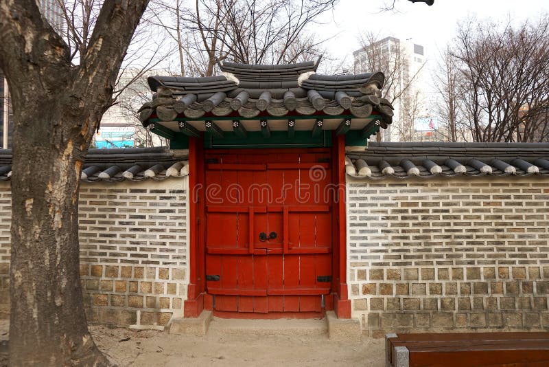 Small Gate and Stone Wall of the Palace Building. Editorial Stock Photo ...
