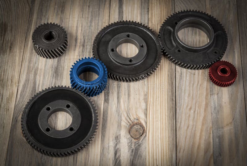 Small Gear Helping Big Ones To Join Together in Industrial Solution ...