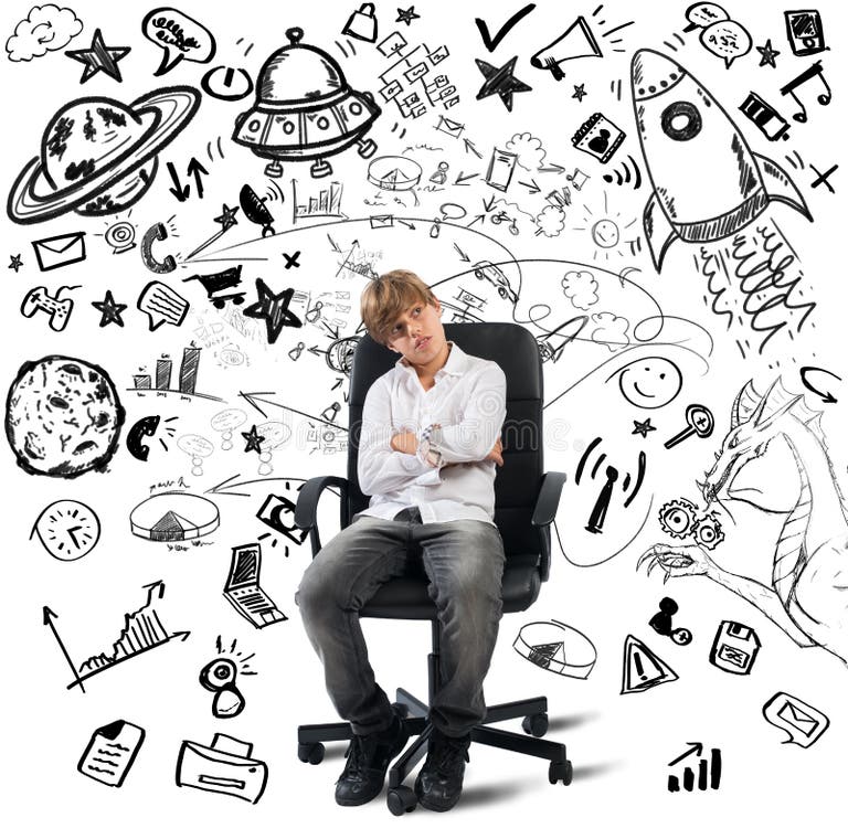 Small genius stock image. Image of future, explorer, exploration - 36415339