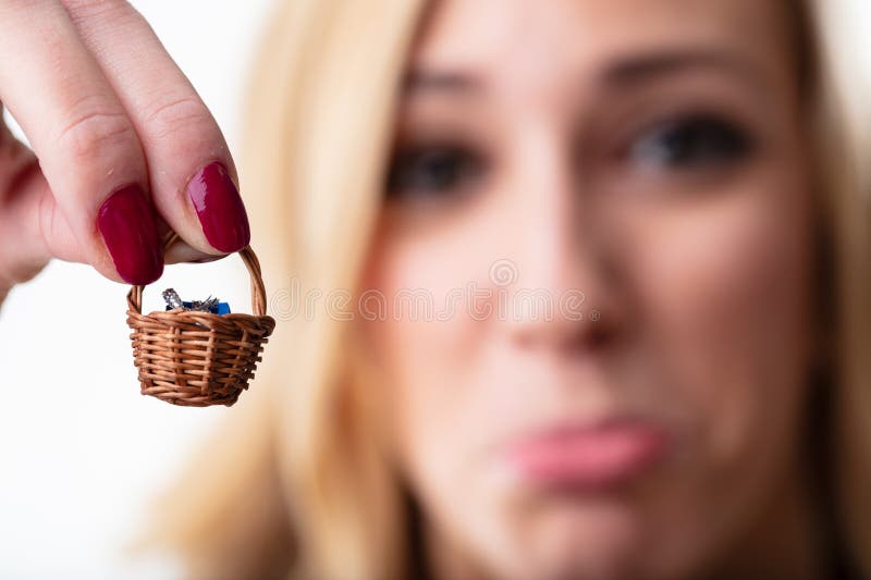 Small Gift, Big Disappointment in Background Stock Photo - Image of ...