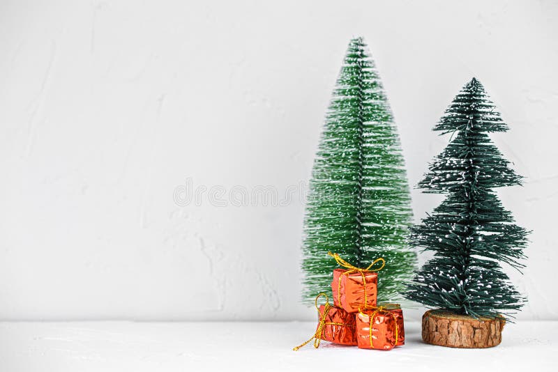Small Gift Boxes Under Christmas Tree Stock Image - Image of happiness ...