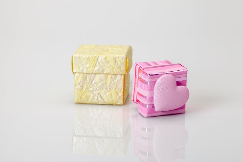 Small gift boxes on white stock photo. Image of mothers - 34551230