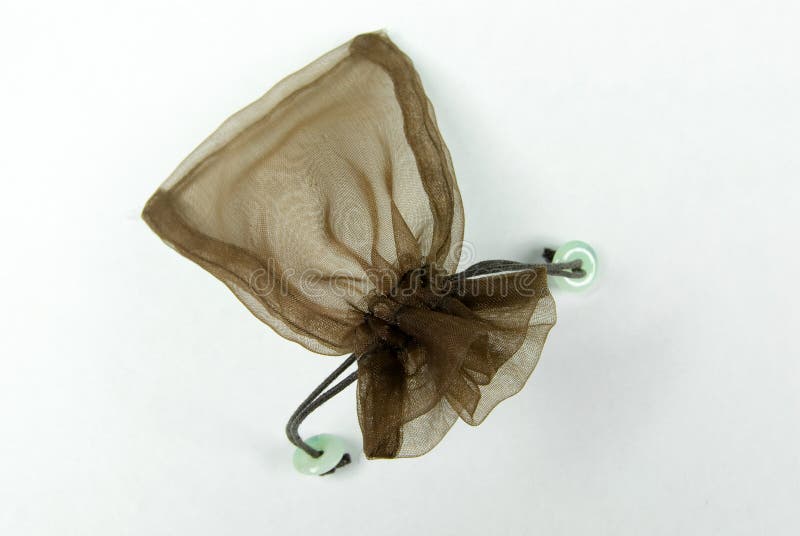Small gift net bag stock photo. Image of shiny, texture - 4004374