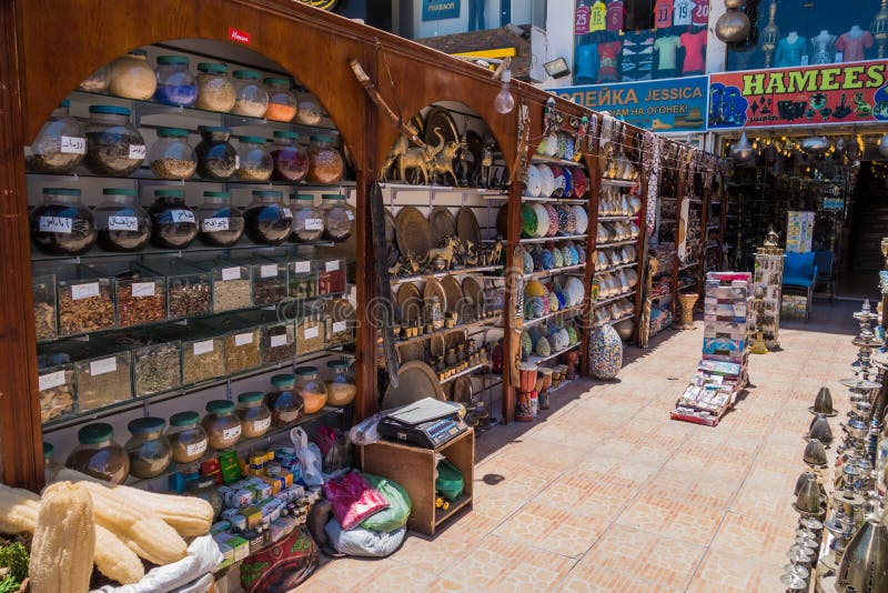 A Small Gift Shop in Hurghada is Empty Editorial Image - Image of ...