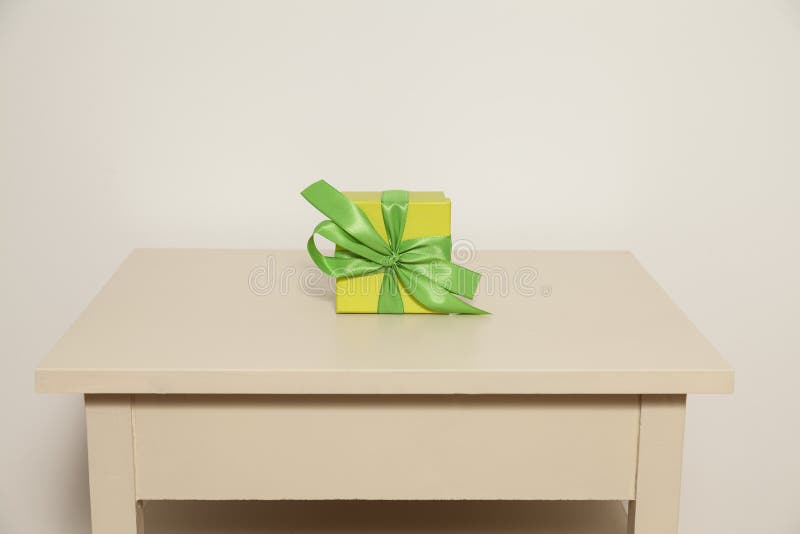 Small Gift Boxes on the Table Stock Image - Image of surprise, package ...