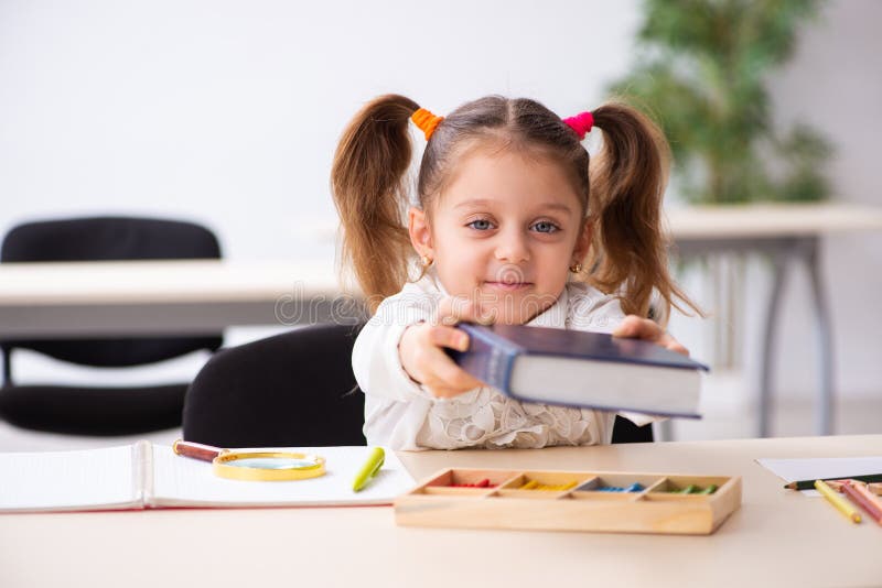 Small Girl in Early Development Concept Stock Image - Image of ...