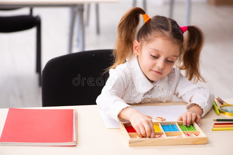 Small Girl in Early Development Concept Stock Photo - Image of child ...
