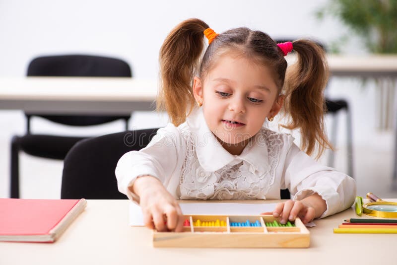 Small Girl in Early Development Concept Stock Photo - Image of little ...