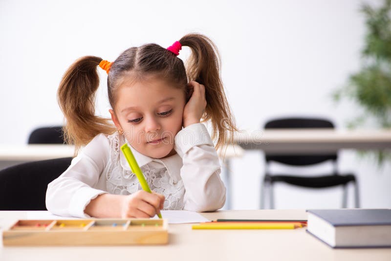 Small Girl in Early Development Concept Stock Image - Image of girl ...