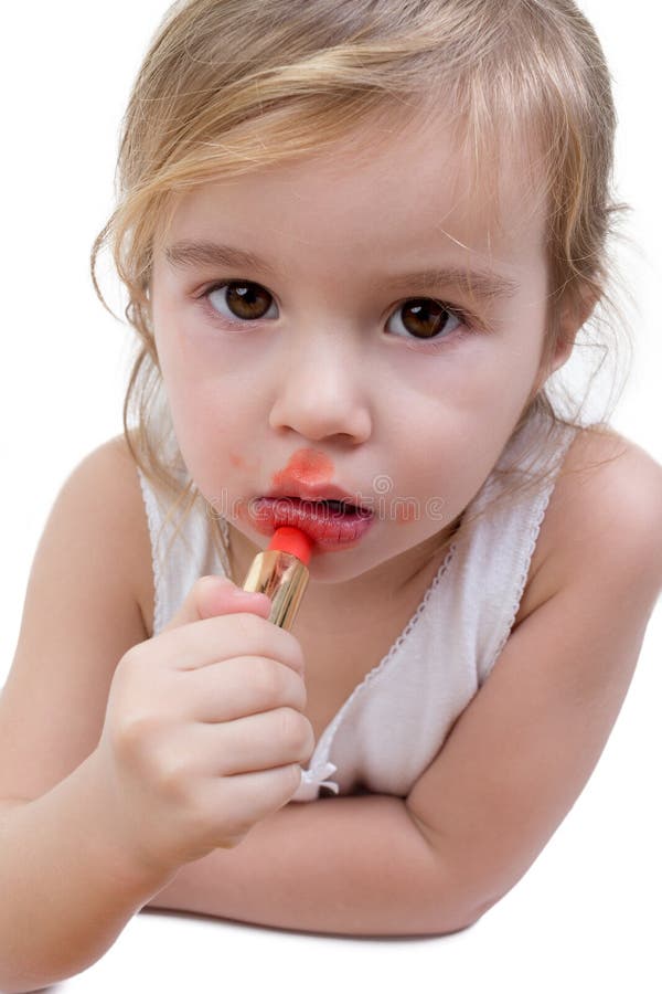Small Pretty Girl With Fashion Manicure Portrait Stock Image Image Of Cute Artist 24541249