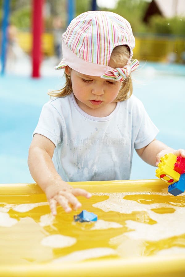 Small girl playing stock photo. Image of kids, holiday - 1862766