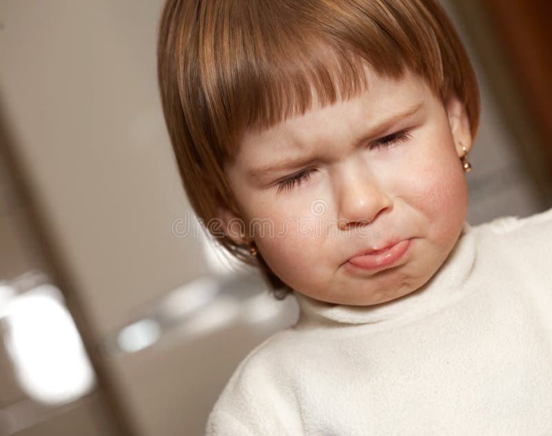 The small girl weep stock photo. Image of childhood, weep - 24340986