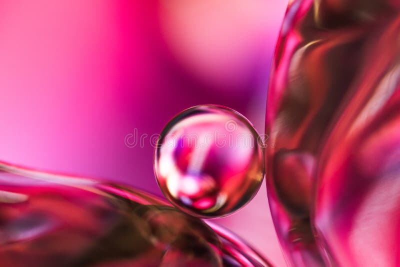 Small Glass Ball in Abstract Macro Composition Stock Photo - Image of ...