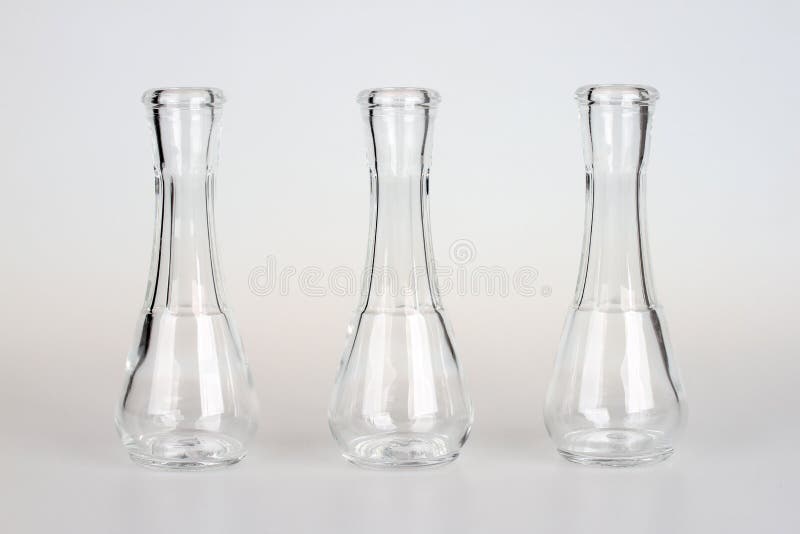 Small glass bottles stock image. Image of bottles, three - 29503271