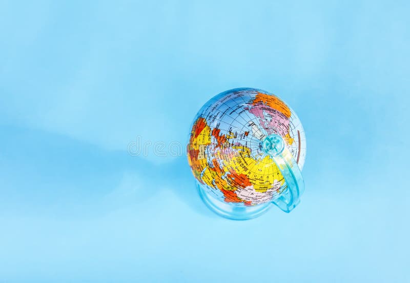 Small Globe on Brigjt Background. Stock Photo - Image of object ...