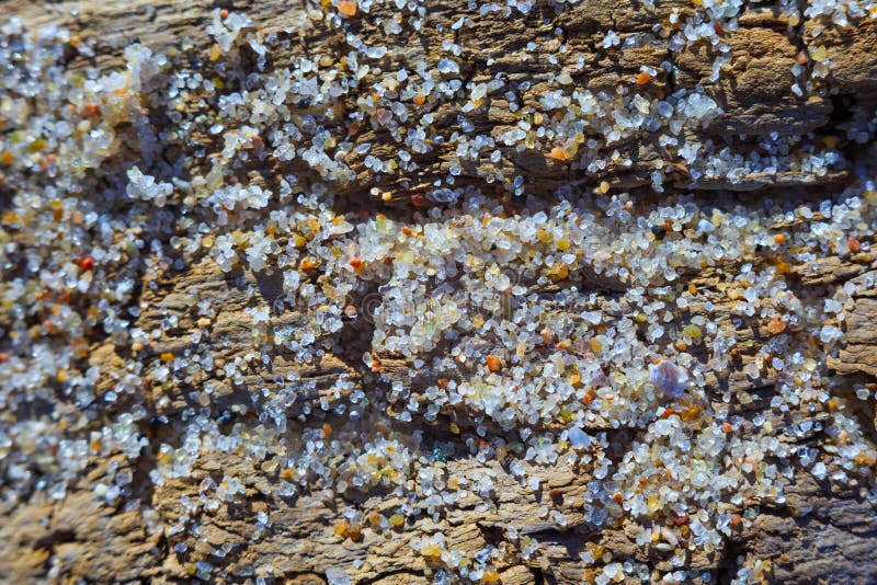 Small Grains of Sand on the Surface Stock Photo - Image of background ...