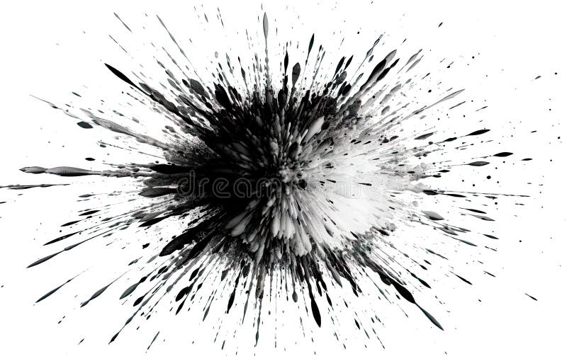 Small Granite Rock Stone Fly Isolated on Black Background. Stone with ...