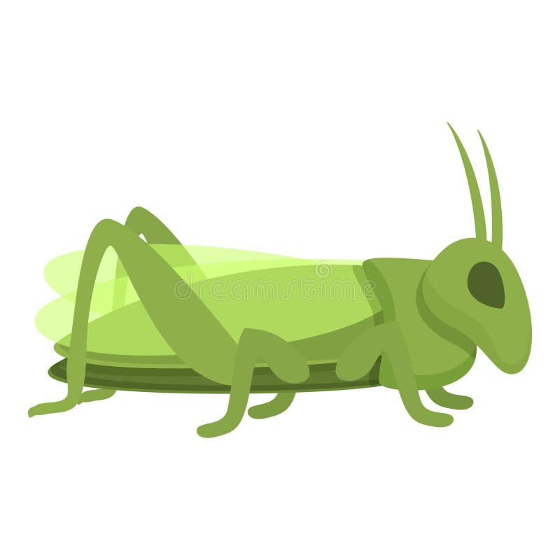 Small Grasshopper Icon Cartoon Vector. Amusing Creature Stock Vector ...