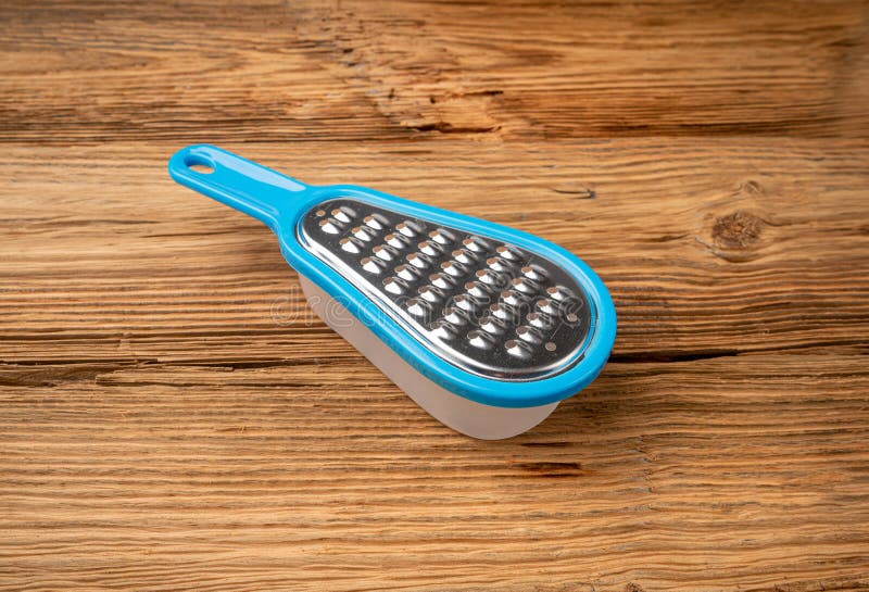 Small Grater, Mini Cheese Grater with Plastic Container Stock Image ...
