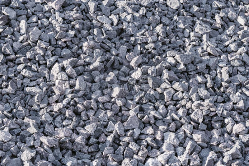 Small gray stones stock photo. Image of ballast, material - 196370176